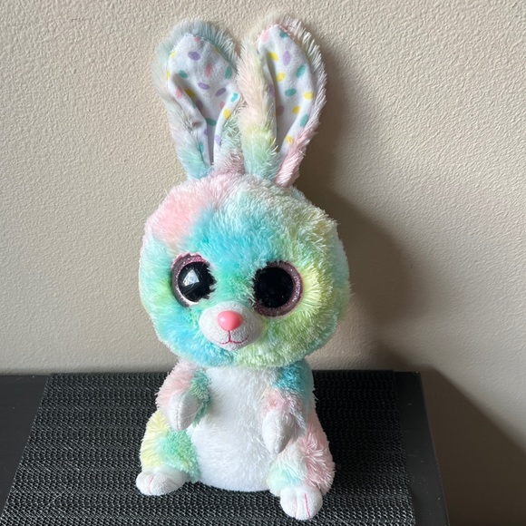 Ty | Toys | Ty Beanie Boos Tysilk 2bubby Pastel Tie Dye Bunny Rabbit ...